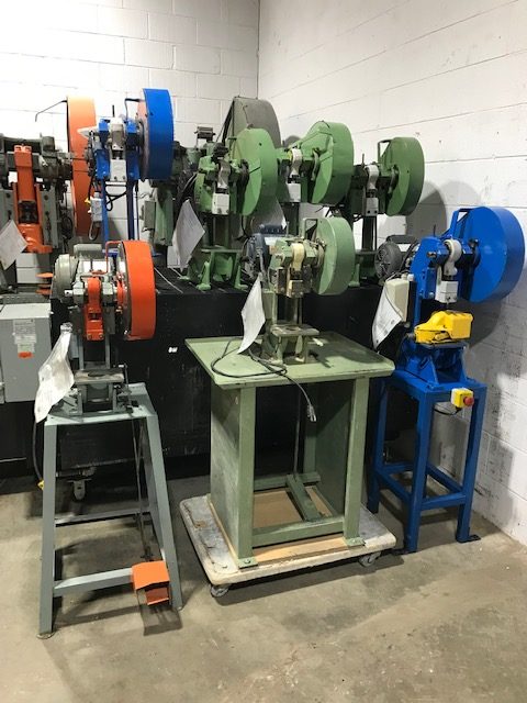 2 TON AZIMUTH OBI BENCH MODEL MECHANICAL PUNCH PRESS - Stevens Machine