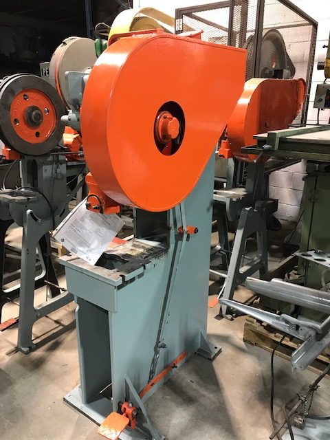 10 TON ALCECO DEEP THROAT OB PUNCH PRESS - Stevens Machine