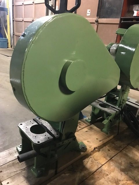 3-1/2 TON ALCECO BENCH MODEL OBI PUNCH PRESS WITH 110 VOLT MOTOR ...