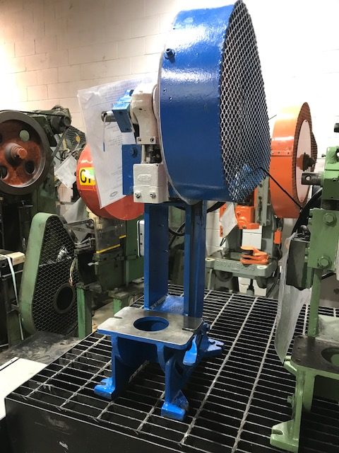 4 TON ALCECO BENCH MODEL OBI PUNCH PRESS WITH 12-1/4" SHUT HEIGHT AND ...