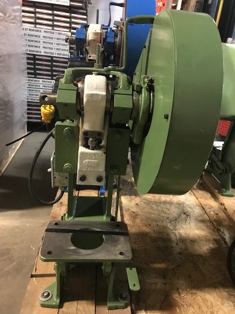 4 TON ALCECO BENCH MODEL OBI PUNCH PRESS WITH 110 VOLT MOTOR - Stevens ...